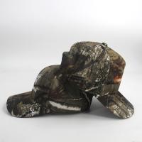 China Custom Embroidered Tree Digital Baseball Caps Print Cotton polyester 5 Panel Sport Camouflage Camo Fishing for sale