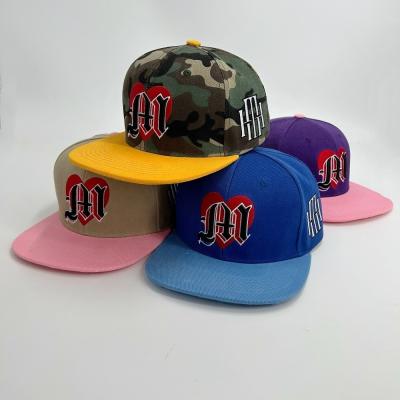 China Acrylic 3D Embroidered 6 Panel Snapback Caps Puff Embroidery Hip Hop Sports Custom for sale