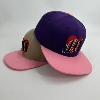 China Acrylic 3D Embroidered 6 Panel Snapback Caps Puff Embroidery Hip Hop Sports Custom for sale