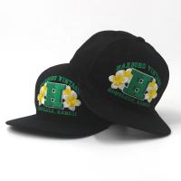 China Hip Hop Custom 3D Embroidery Snapback Cap Baseball Hat Flat Brim Fitted Sports Adjustable for sale