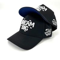 China Custom A Frame 5 Panel Baseball Caps 100% Cotton 3D Embroidered Two Tone for sale