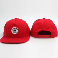 China Custom Flat Brim 5 Panel Snapback Caps Embroidered Patch Structured Hat Adjustable for sale