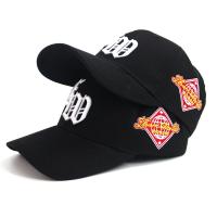 China Curved Brim Baseball Cap Embroidered Letters 6 panel Mid Profile Customized Side Patch Back Snapback 3D Embroidery for sale