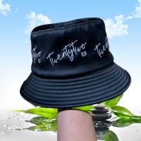 China Custom Bucket Hats Embroidery logo Custom Digital Printing Sun Visor Satin Bucket Hat for sale