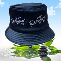 China Custom Bucket Hats Embroidery logo Custom Digital Printing Sun Visor Satin Bucket Hat for sale