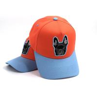 China Flat Brim Baseball Hat Two tone Customize Embroidered 5 panel Mid Profile 3D Patch Embroidered Custom Cotton Sport for sale