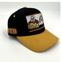 China 100% Cotton Twill 5 Baseball Caps Panel Two Tone Color With Customize Logo A Frame for sale