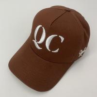 China Baseball Caps Custom Embroidered Logo A Frame 5 Panel Cotton Twill Hat for sale