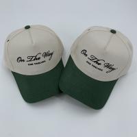 China Baseball Caps Custom Embroidered Logo A Frame 5 Panel Cotton Twill Hat for sale