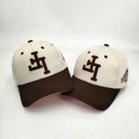China Embroidered Letters 6 Baseball Caps Panel Mid Profile Customized Side Back Snapback 3D Embroidery Cotton Two Tone for sale
