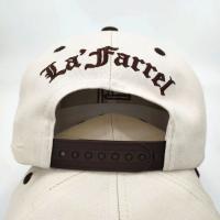 China Embroidered Letters 6 Baseball Caps Panel Mid Profile Customized Side Back Snapback 3D Embroidery Cotton Two Tone for sale