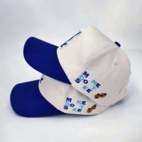 China Two tone Customize Embroidered 5 panel Baseball Caps Mid Profile Patch Embroidered Custom Cotton Sport Trucker for sale