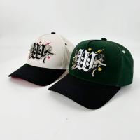 China Personalized Embroidered 5 Baseball Caps Panel Mid Profile Custom Embroidery Cotton Trucker for sale