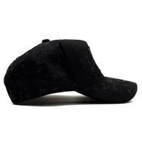 China Streetwear Rhinestone Suede Baseball Caps 57-60cm Size Adjustable for sale