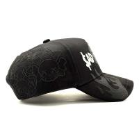 China US Mexico Street Rhinestone Baseball Hat Custom Satin Taping With 3D Logo for sale
