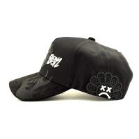 China US Mexico Street Rhinestone Baseball Hat Custom Satin Taping With 3D Logo for sale