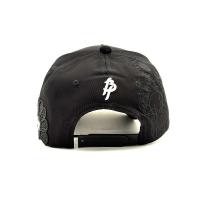 China US Mexico Street Rhinestone Baseball Hat Custom Satin Taping With 3D Logo for sale