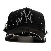 China GCHATS×Ny Streetwear Baseball Caps 3D Embroidery Adjustable Size for sale