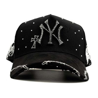 China GCHATS×Ny Streetwear Baseball Caps 3D Embroidery Adjustable Size for sale