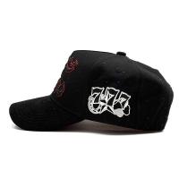 China US Mexico Street Style Rico Muerto Rhinestone Baseball Hat Customized for sale