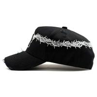 China US-Mexico Street LA Rhinestone Baseball Hat Breathable For Unisex for sale
