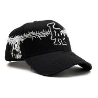 China US-Mexico Street LA Rhinestone Baseball Hat Breathable For Unisex for sale