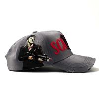 China Streetwear Baseball Hats Distressed Satin Lining for sale