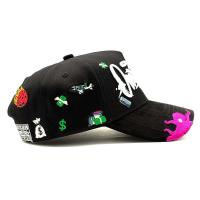China US-Mexico Street Suede Baseball Hat Soft Cotton Crown Paired With Suede Brim for sale