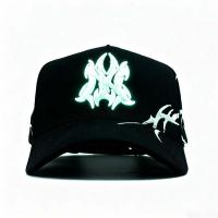 China Glow Dark Gothic Embroidered Baseball Caps Streetwear Snapback With Liberty Tribal Thorn for sale
