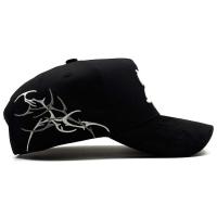 China Glow Dark Gothic Embroidered Baseball Caps Streetwear Snapback With Liberty Tribal Thorn for sale
