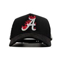 China Streetwear Dad Hats Patron Rhinestone Flame Letter A Skeleton Skull Multi embroidered Y2K Curved Brim Trucker for sale