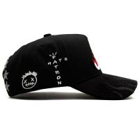 China Streetwear Dad Hats Patron Rhinestone Flame Letter A Skeleton Skull Multi embroidered Y2K Curved Brim Trucker for sale