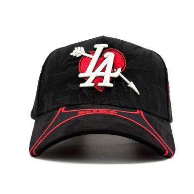 China Corduroy Baseball Hat Street Fashion With 3D Embroidered Glow Dark Logo for sale