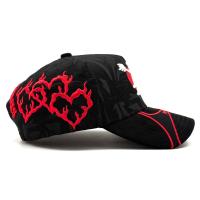 China Corduroy Baseball Hat Street Fashion With 3D Embroidered Glow Dark Logo for sale