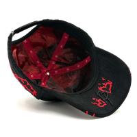 China Corduroy Baseball Hat Street Fashion With 3D Embroidered Glow Dark Logo for sale