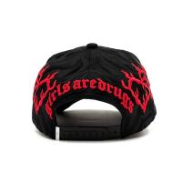 China Corduroy Baseball Hat Street Fashion With 3D Embroidered Glow Dark Logo for sale