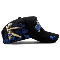 China Vintage Baseball Cap High end Fashion Suede 3D Embroidery With Rhinestone for sale
