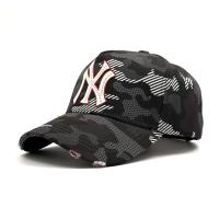 China Black Camo Distressed Ny Rhinestone Baseball Caps Vintage Ripped Brim Trucker For Men Women Outdoor Sport for sale