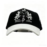 China Street Baseball Caps Bélico District La Skeleton Trucker Black White Streetwear for sale