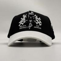 China Street Baseball Caps Bélico District La Skeleton Trucker Black White Streetwear for sale