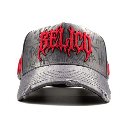 China Distressed Gradient Baseball Caps Why So Serious Joker Gothic Streetwear for sale