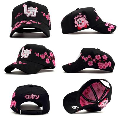 China Us Mexico Street Baseball Caps 3D Embroidery Logo for sale