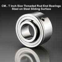 China CM.. CM..T Inch Size Threaded Rod End Bearings Steel on Steel Sliding Surface for sale