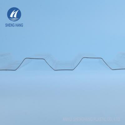 China Compact Corrugated Polycarbonate Roofing Panels 0.8mm for sale