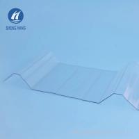 China Clear Polycarbonate Corrugated Roofing Sheet 0.8mm-3.0mm UV Protected for sale