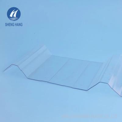 China Clear Polycarbonate Corrugated Roofing Sheet 0.8mm-3.0mm UV Protected for sale