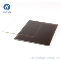 China Bronze Plastic Solid Polycarbonate Sheet For Canopy Roof UV Protection for sale