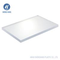 China Transparent Polycarbonate Solid Sheet 1.2mm-30mm Fire Resistant UV Coated for sale