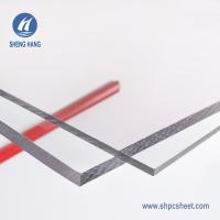 China 1220x2440mm Clear Polycarbonate Solid Sheet CNC Engraving Processing UV Protection for sale