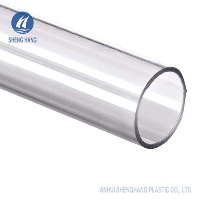 China Clear PMMA Transparent Acrylic Plastic Tubes High Strength for sale